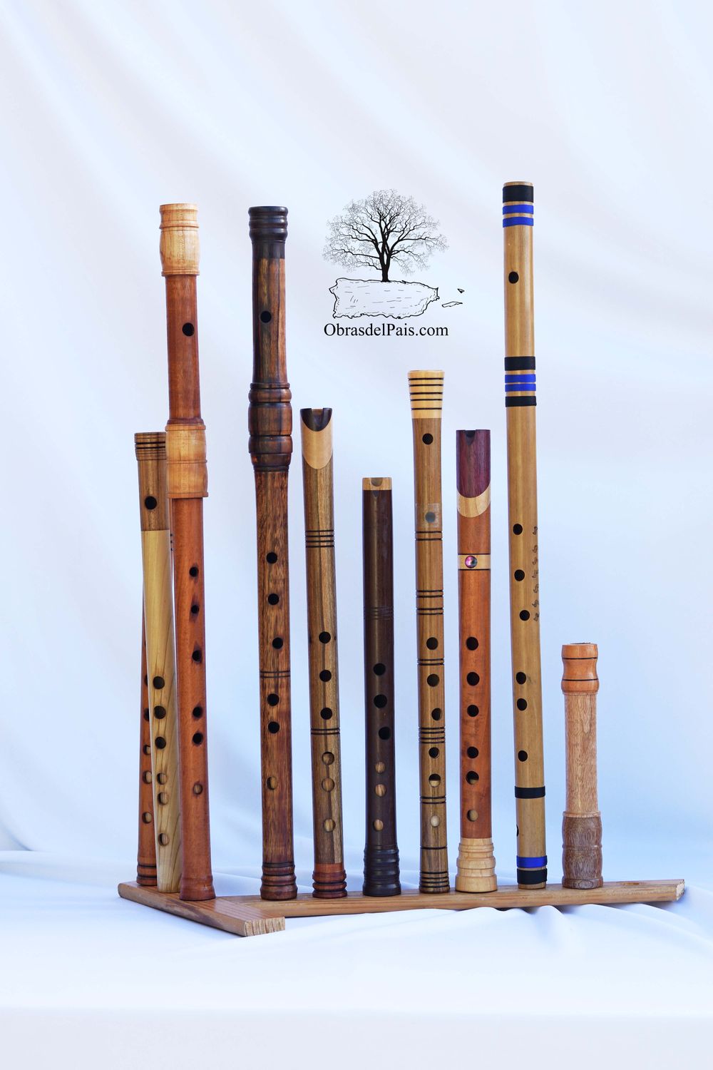 Gerardo Hernández Cortés, flautas de madera